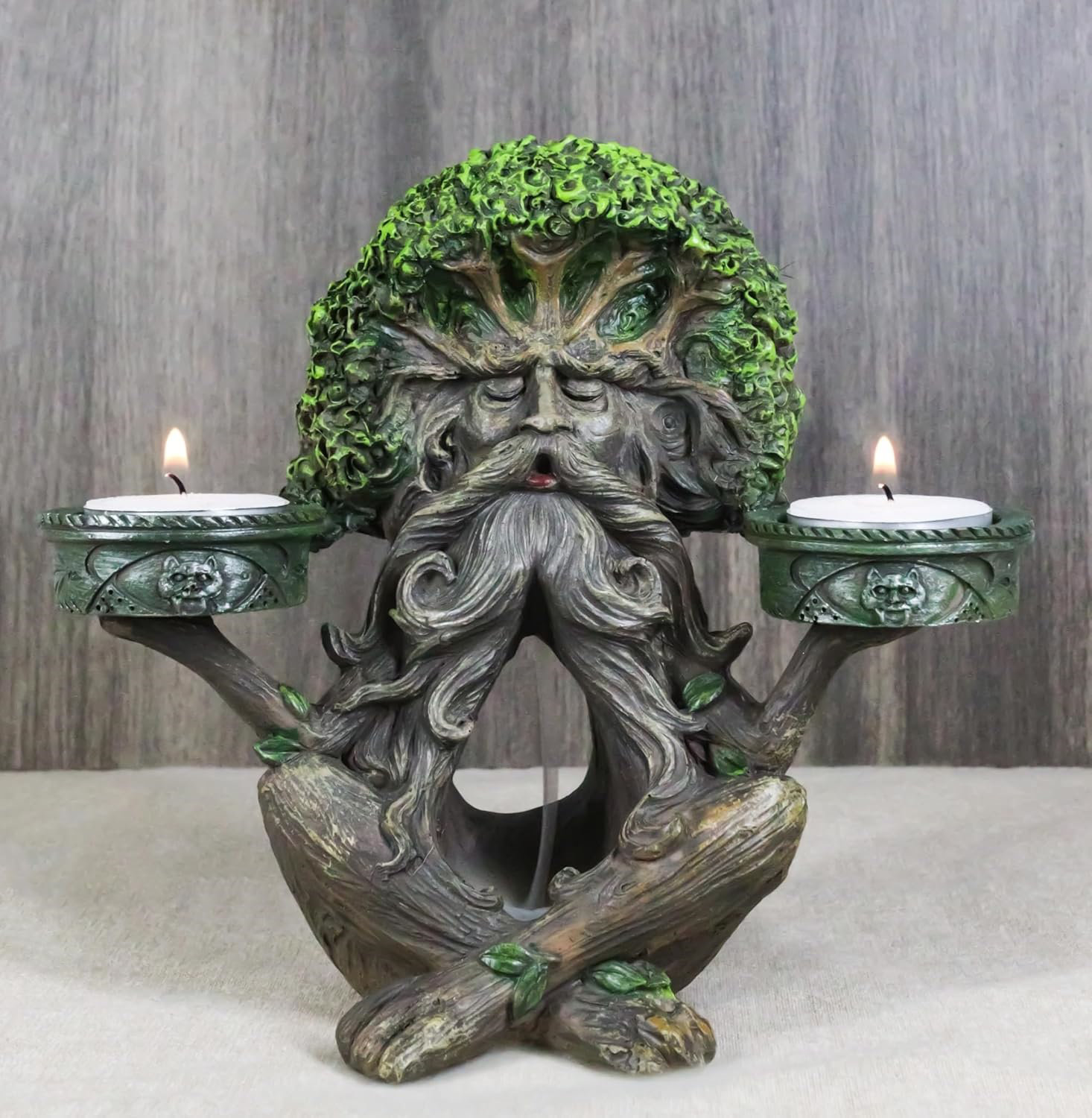 Millwood Pines Forest God Greenman Tree Ent Backflow Incense Burner And ...