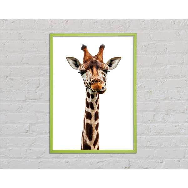 Brayden Studio Goofy Giraffe - Single Picture Frame Print | Wayfair.co.uk