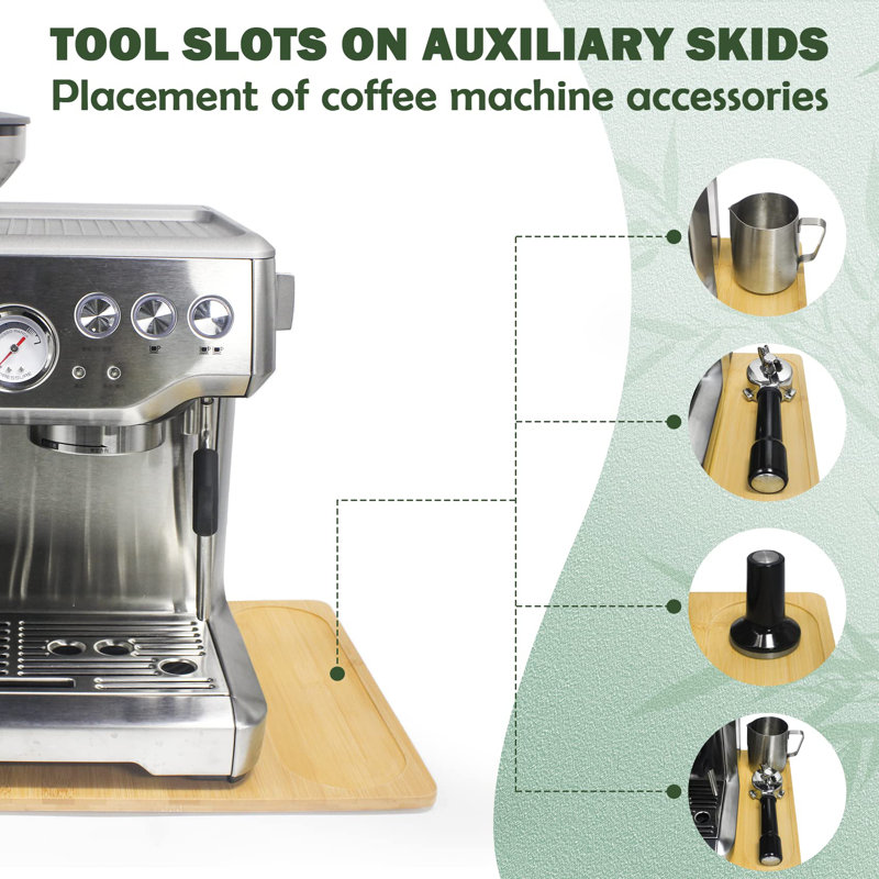 Mint Pantry® Oversize Bamboo Appliance Slider - Under Cabinet Sliding ...