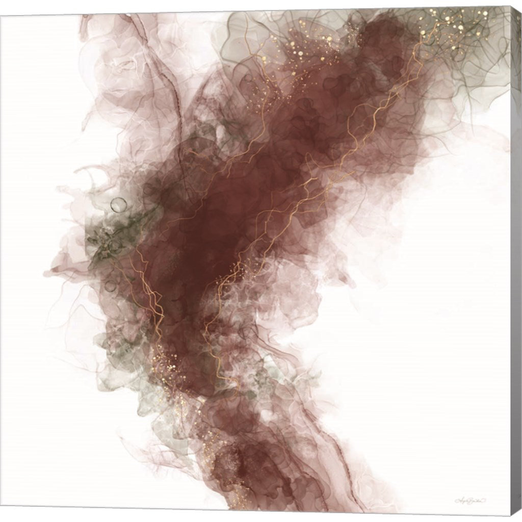 Wrought Studio™ Waves Of Wine Abstract By Angela Bawden, Canvas Wall ...