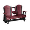 Ebern Designs Buvana Adirondack Glider Bench | Wayfair