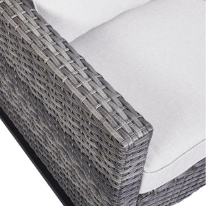 Latitude Run® Soyab Polyethylene (PE) Wicker 8 - Person Seating Group ...