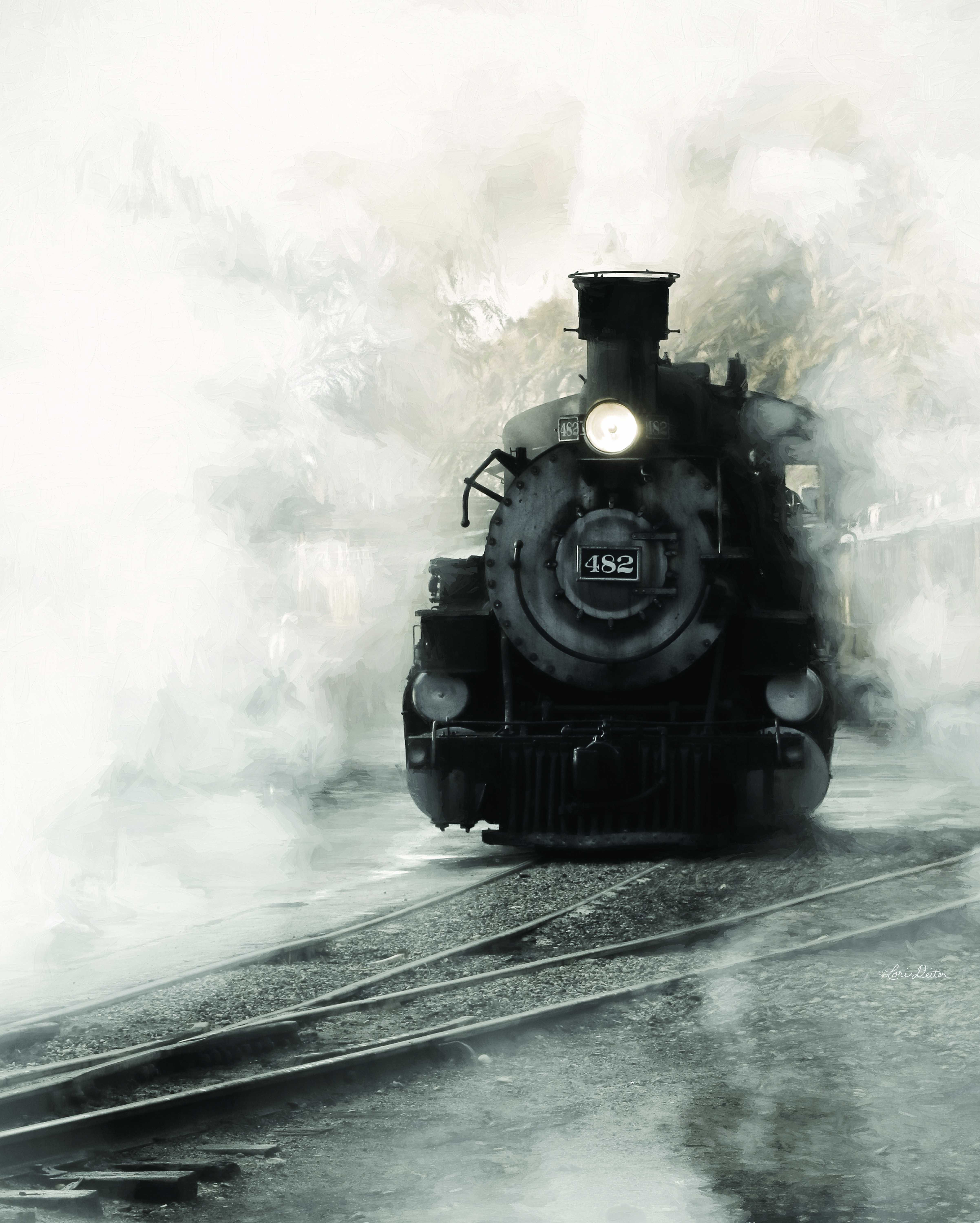 Williston Forge Engine by Lori Deiter - Print on Canvas | Wayfair