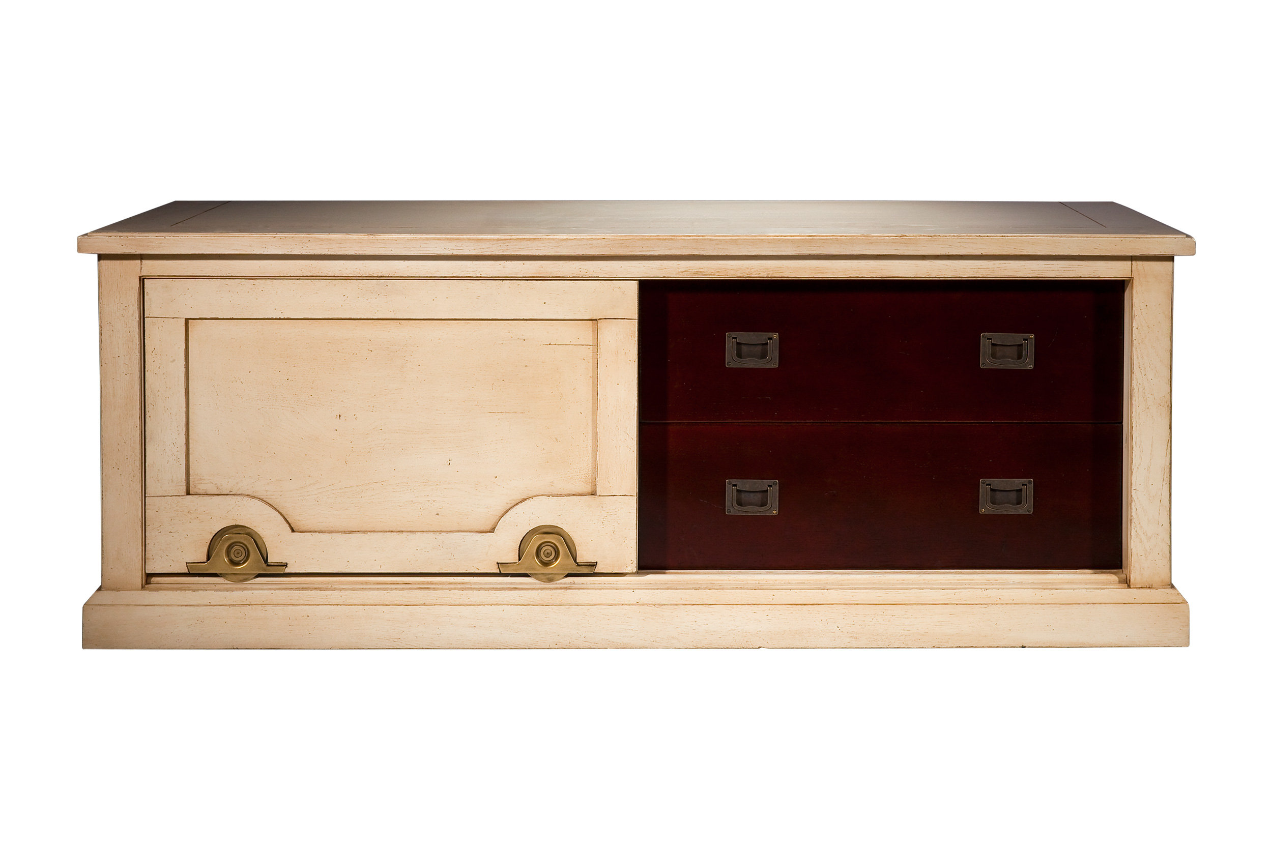 Michel Ferrand Horloger Solid Wood TV Stand for TVs up to 60" - Wayfair ...