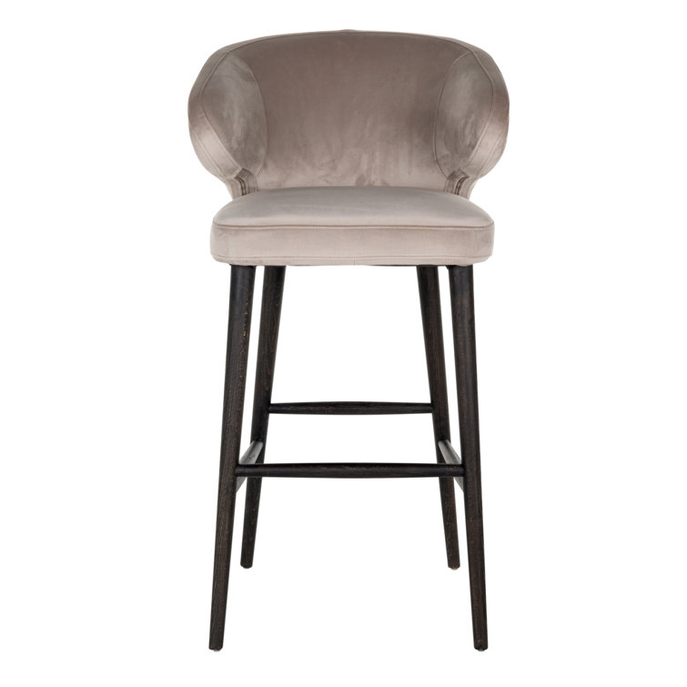 OROA Indigo Upholstered Counter Stool with Solid Wood Frame | Wayfair