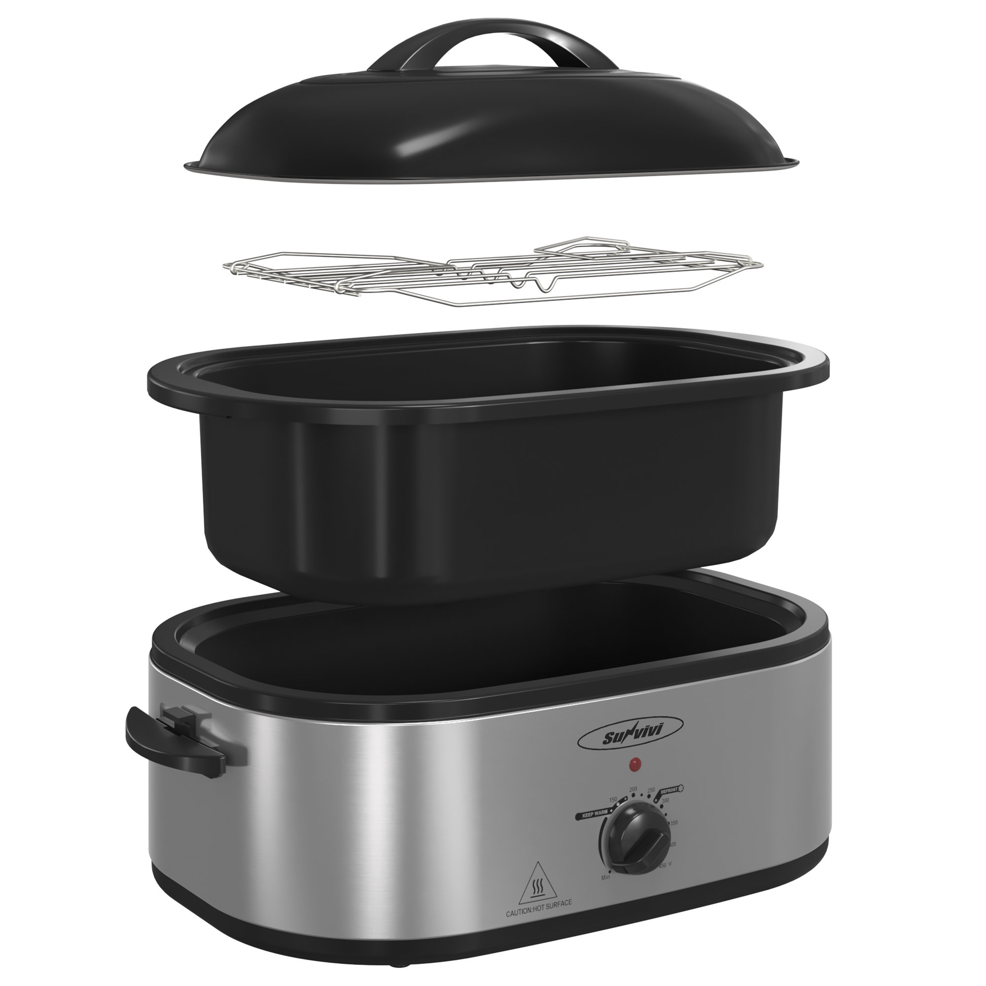 Sunvivi Multi Roaster Oven With Self-basting Lid & Reviews | Wayfair