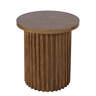 Ebern Designs Tannen 24" Round Mid-Century Modern Fluted Pedestal Base ...