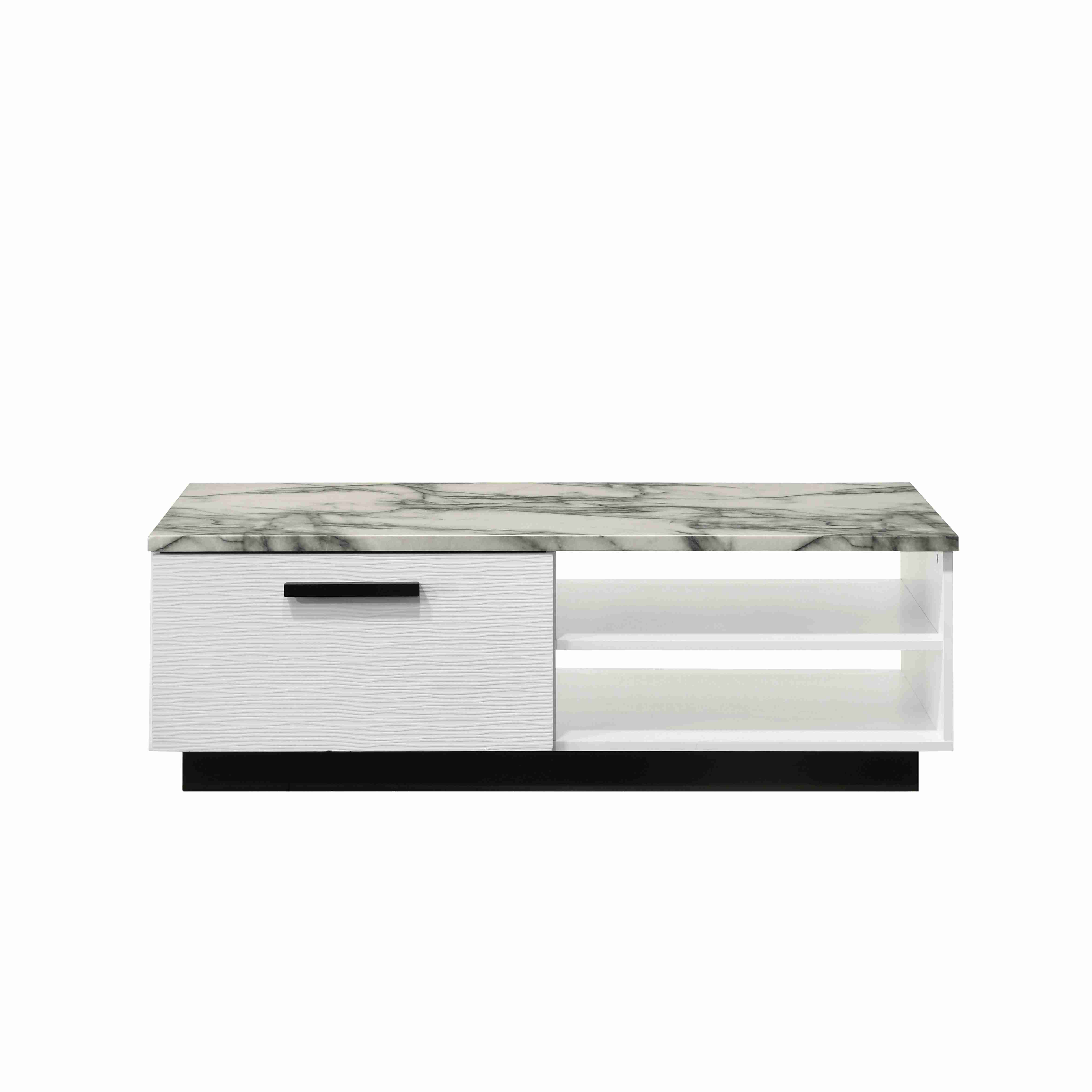 George Oliver Matilda 47" Coffee Table Living Room Table With Faux ...