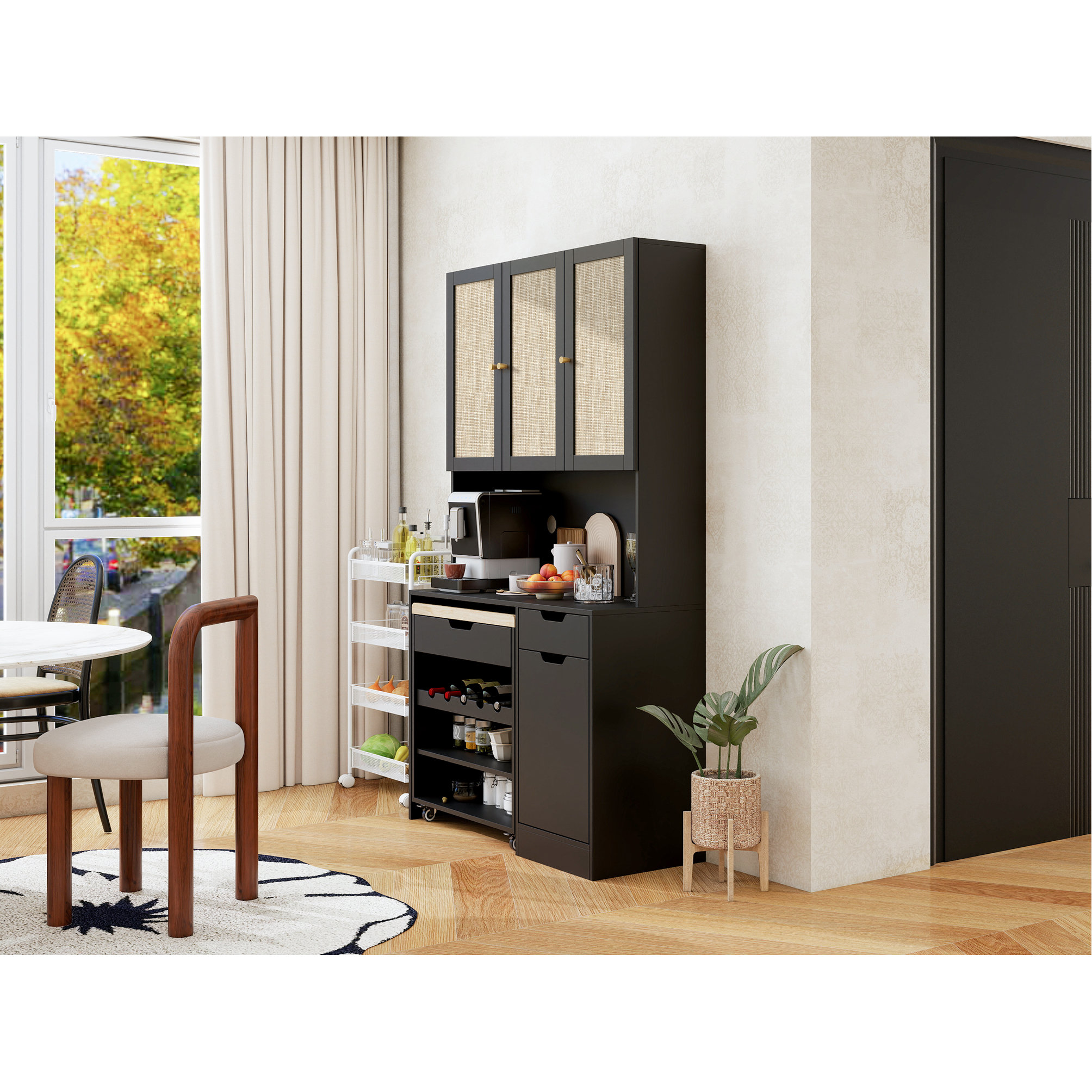 Bay Isle Home™ Armoire de rangement pour garde-manger, armoire-buffet ...