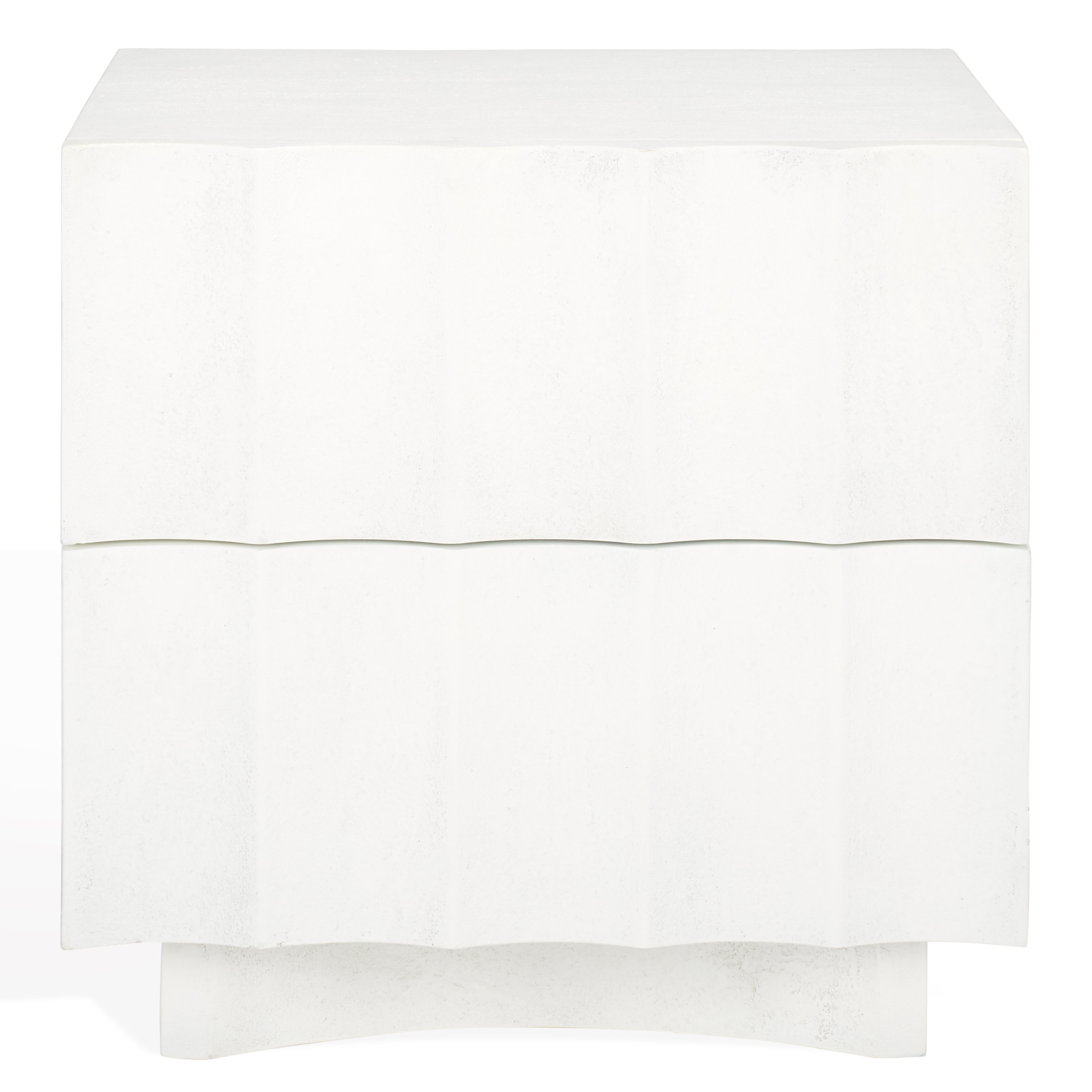 Safavieh Couture Woodworth 2 Drawer Cement Nightstand | Perigold