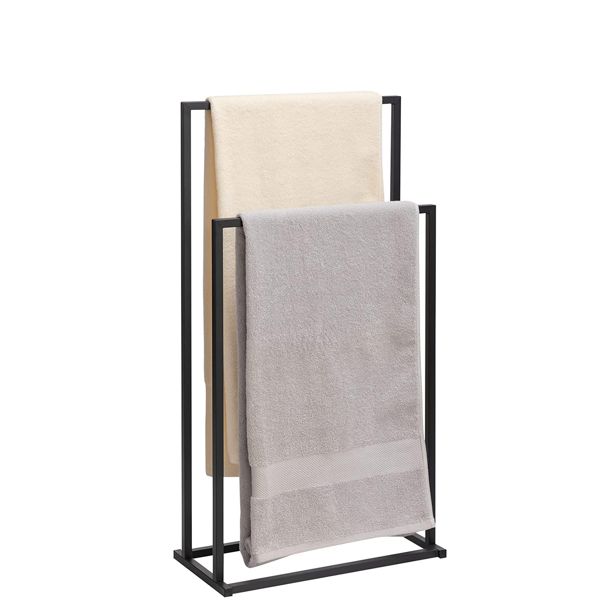 QIANXI Modern 2 Tier Metal Towel Industrial Freestanding Washcloth ...