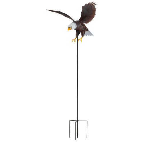 Regal Art & Gift Weather Resistant Metal Animals Garden Stake | Wayfair