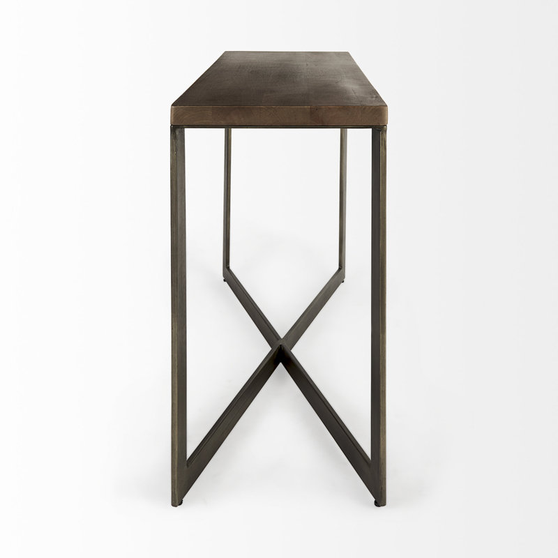 Joss & Main Tulane 50'' Solid Wood Top Console Table | Wayfair