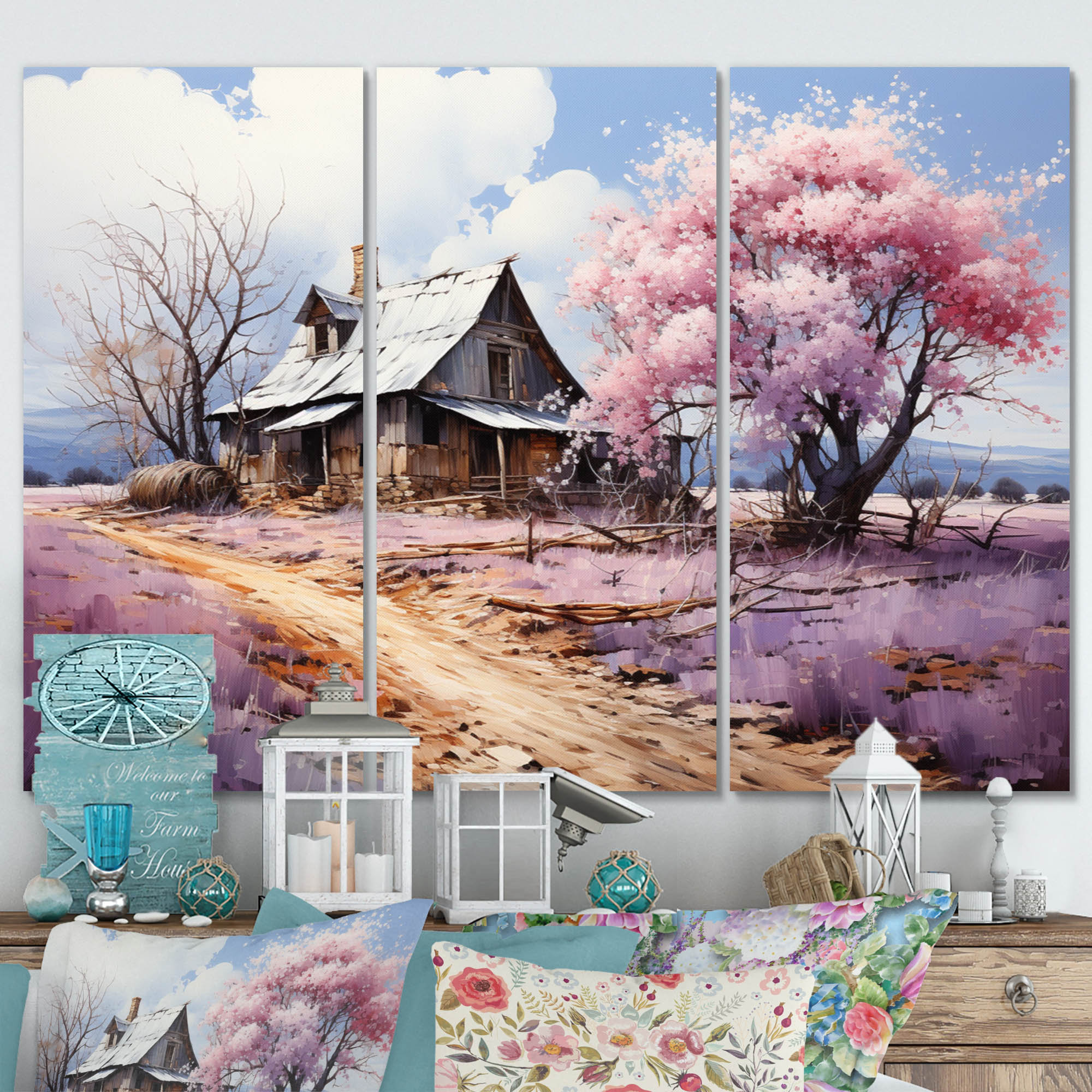 Winston Porter Barn In Spring III - Farmhouse Wall Decor Set - Wayfair ...