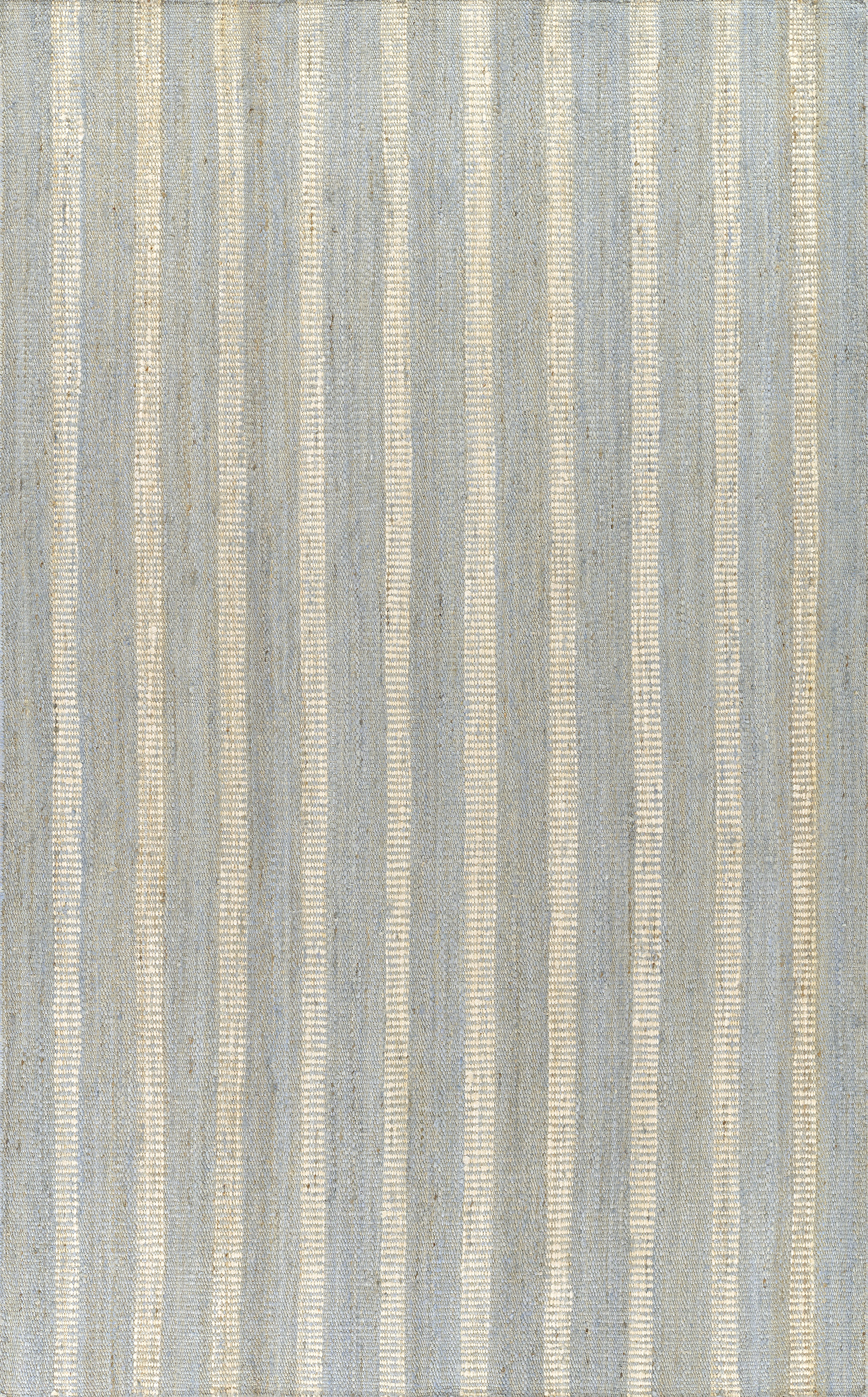 Joss & Main Aadison Hand Woven Jute Striped Blue Area Rug | Wayfair