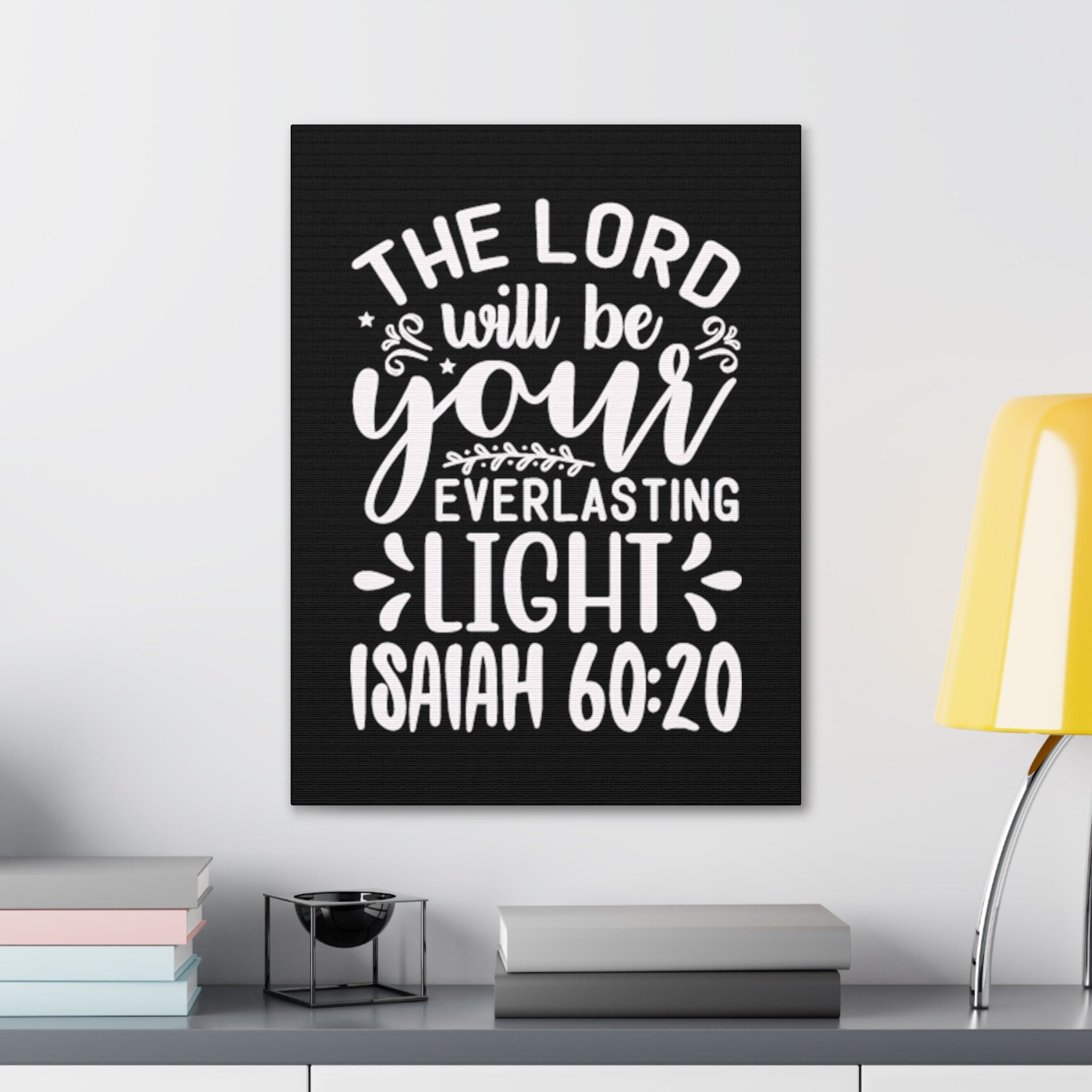 Trinx Isaiah 60:20 Everlasting Life Bible Verse Canvas Christian Wall ...