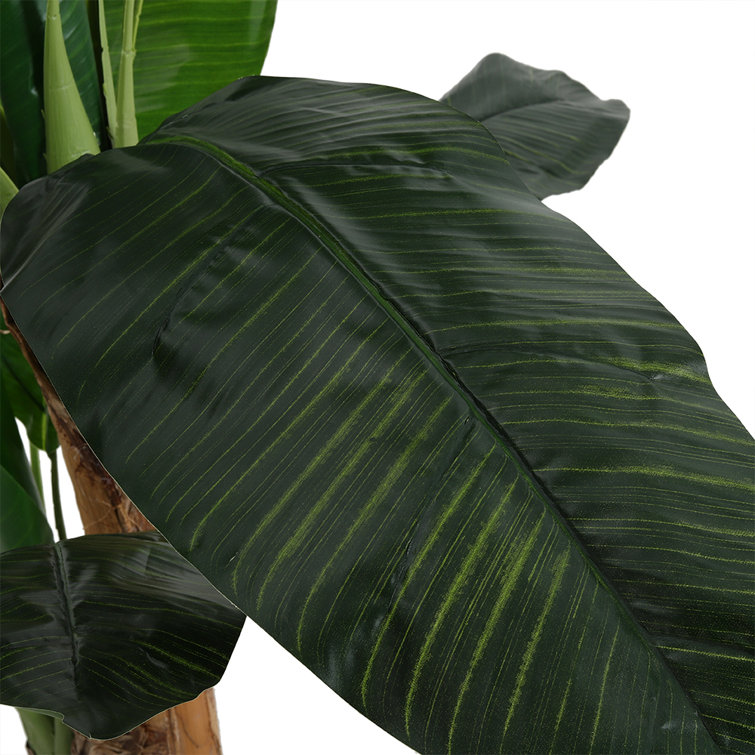 The Seasonal Aisle 150cm Faux Banana Leaf Tree in Planter | Wayfair.co.uk
