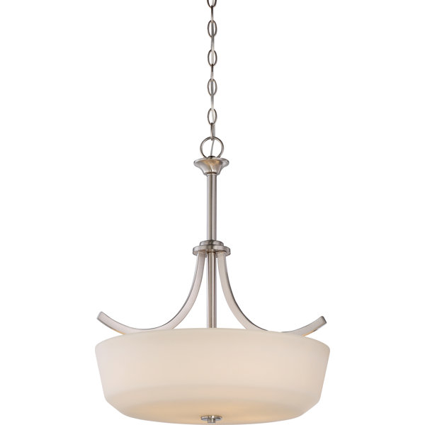 Lark Manor Alejandre 4 - Light Dimmable Drum Chandelier & Reviews | Wayfair
