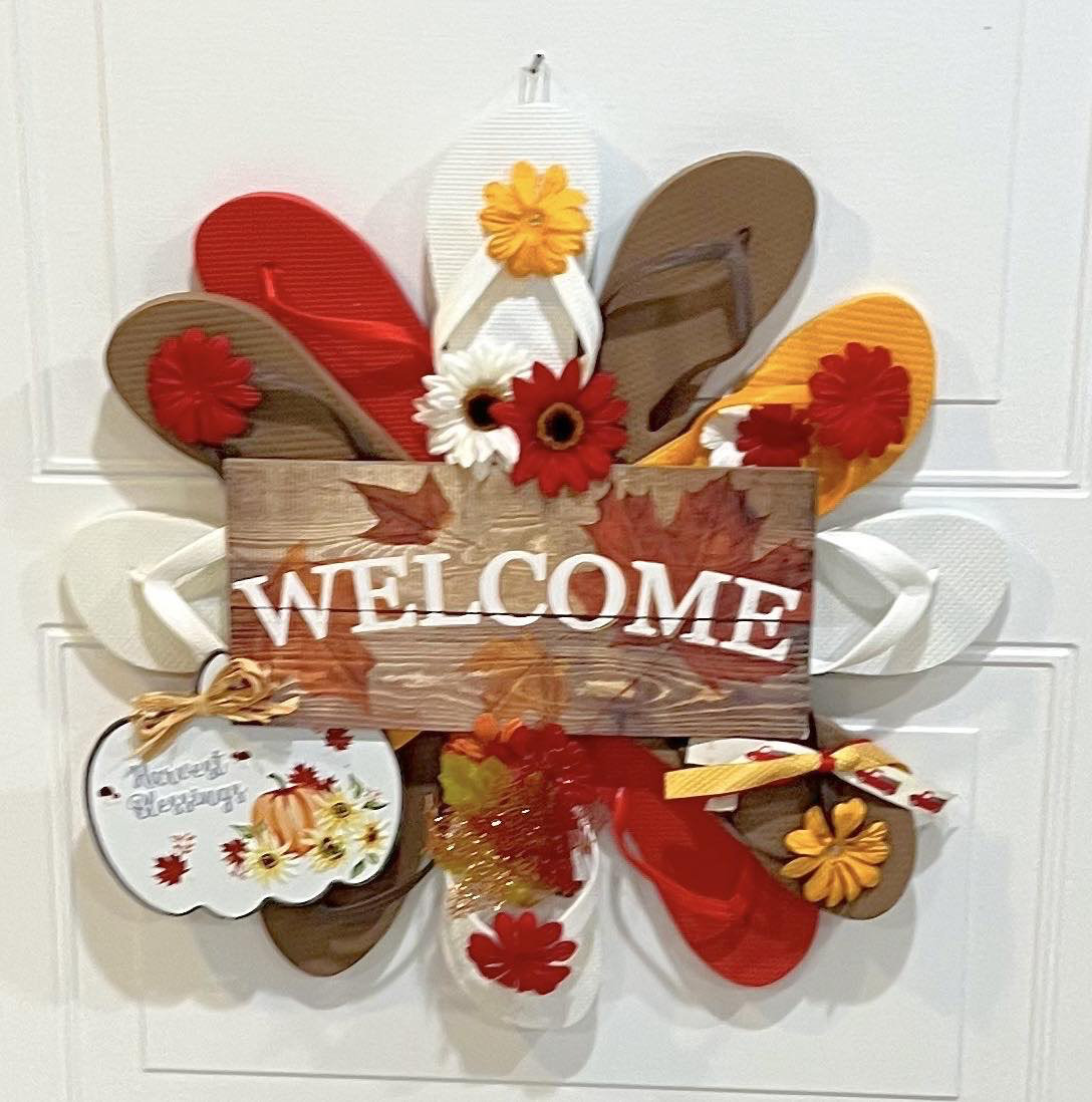 Poppys Blossom Fall Wreath - Wayfair Canada