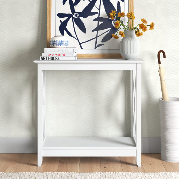 White Wood Console Tables You'll Love | Wayfair