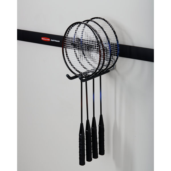 Rubbermaid Fast Track Wall Mounted Garage Storage Utility Multi Hook ...
