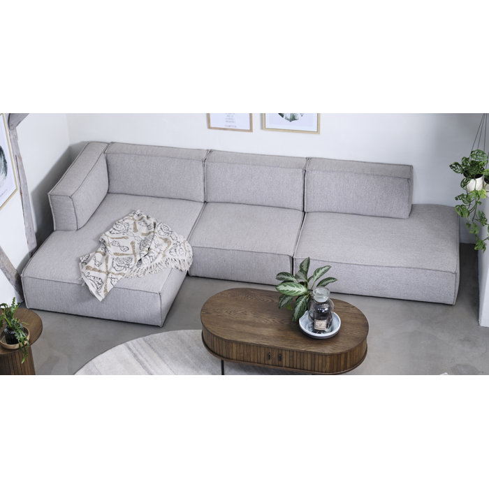 AllModern Shonnard 3 - Piece Upholstered Sectional & Reviews | Wayfair