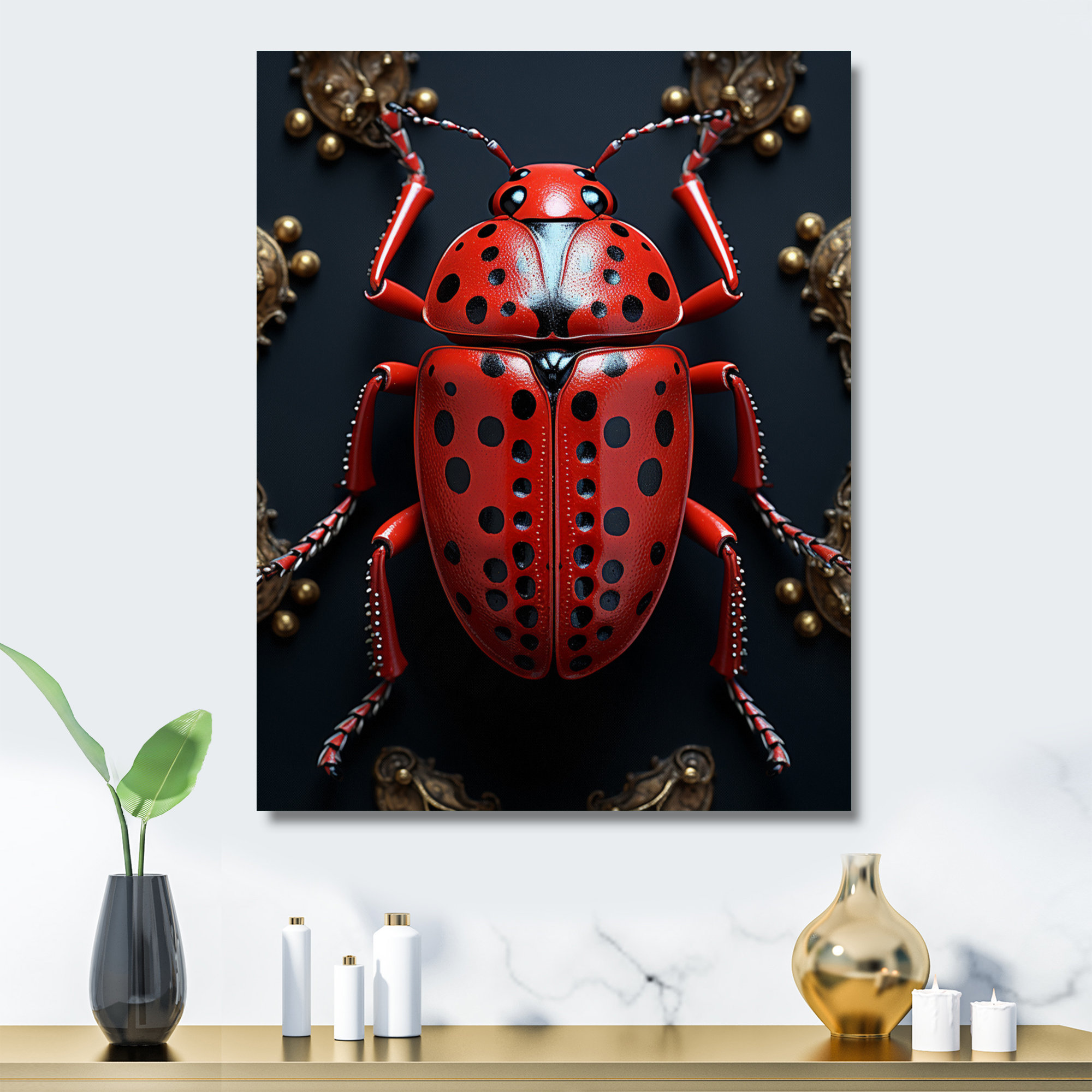 Ebern Designs Insects Bugs Microcosmic Harmony I - Insects & Bugs Metal ...
