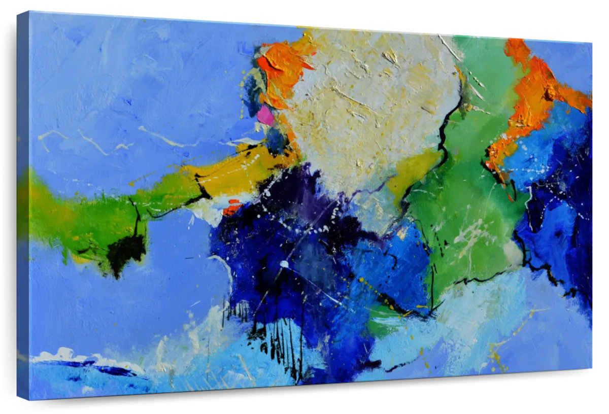 Wade Logan Avery Blue Heart Abstract - Wayfair Canada