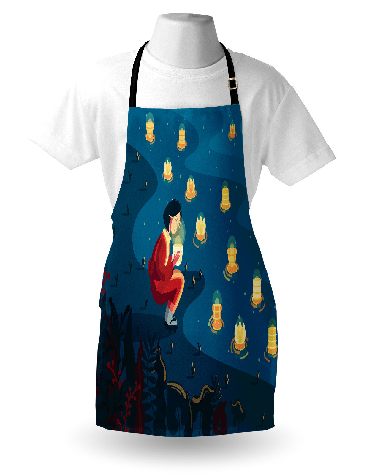 East Urban Home East Apron Unisex Asian Lakeside Ethnic Night Adult ...