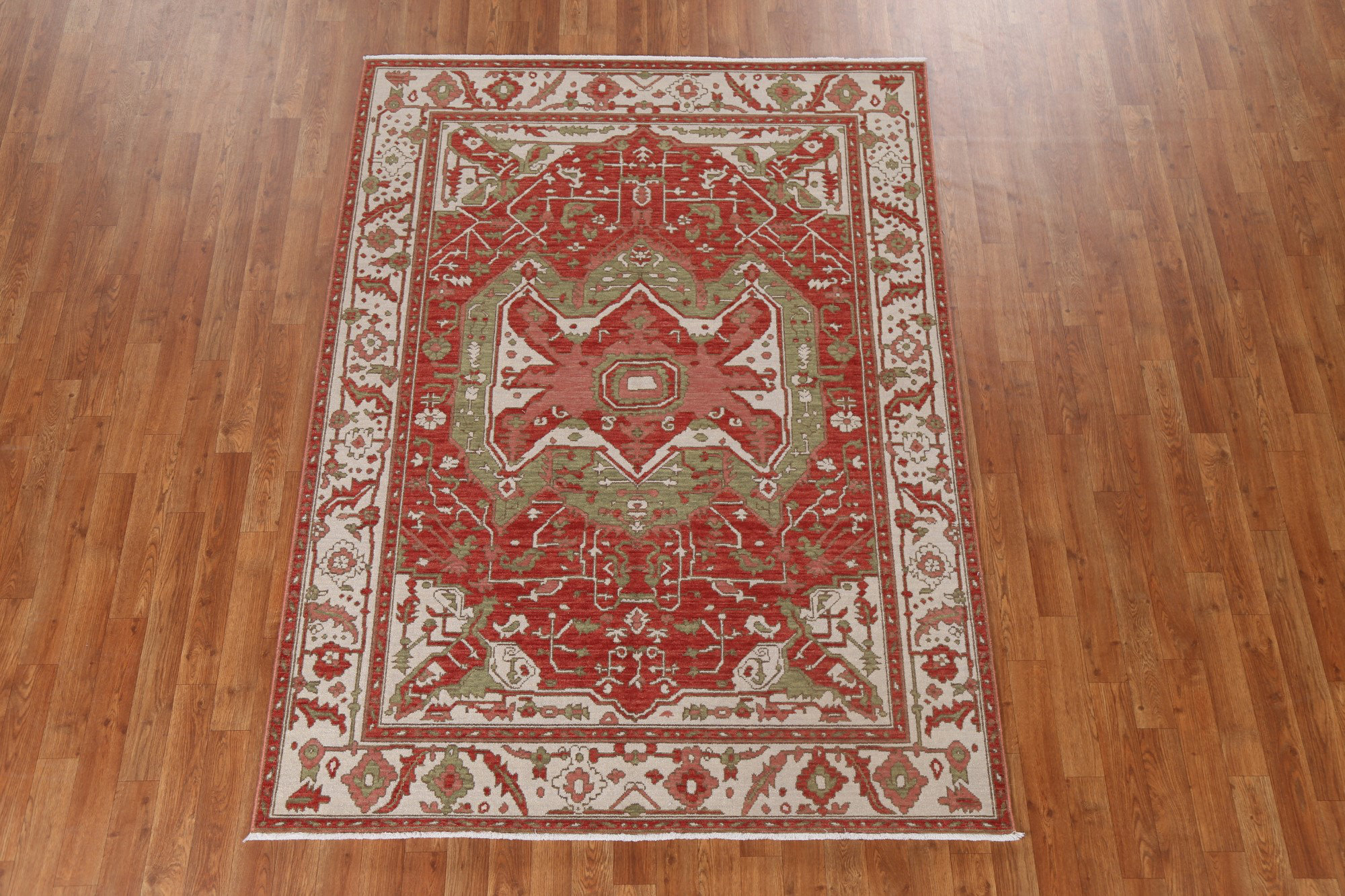 Rug Source Outlet One-of-a-Kind Hand-Knotted New Age 5'0" X 6'10" Wool ...