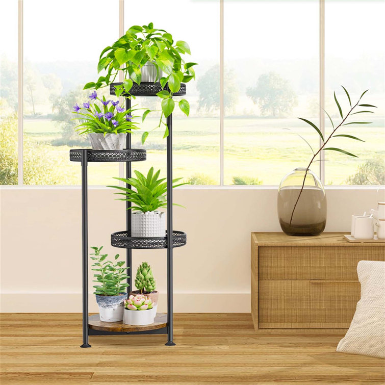 Dakota Fields 4 Tier Plant Stand For Indoor And Outdoor | Wayfair.co.uk