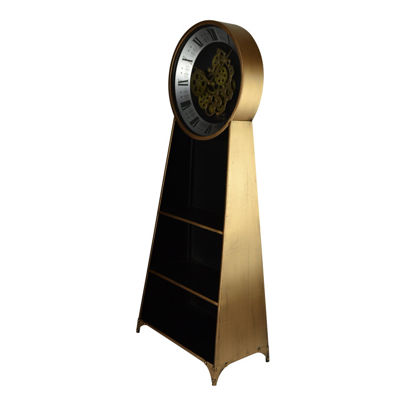 Three Star Im/Ex Inc. 39" Standing Floor Clock with Moving Gears and ...