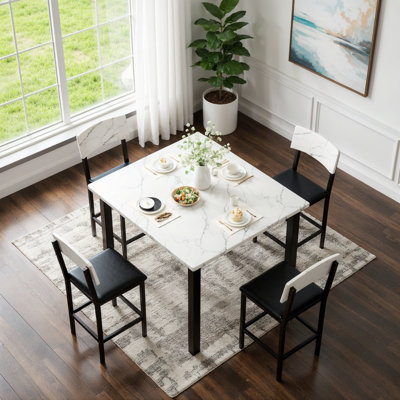 compact dining sets for 4