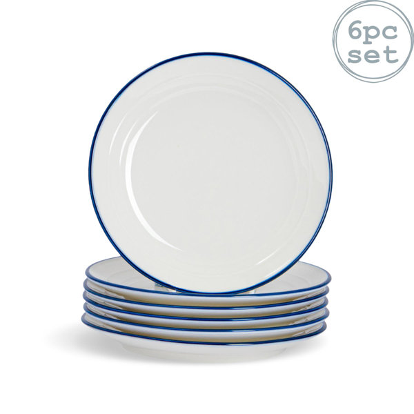 Nicola Spring - White Farmhouse Side Plates - 16cm | Wayfair.co.uk