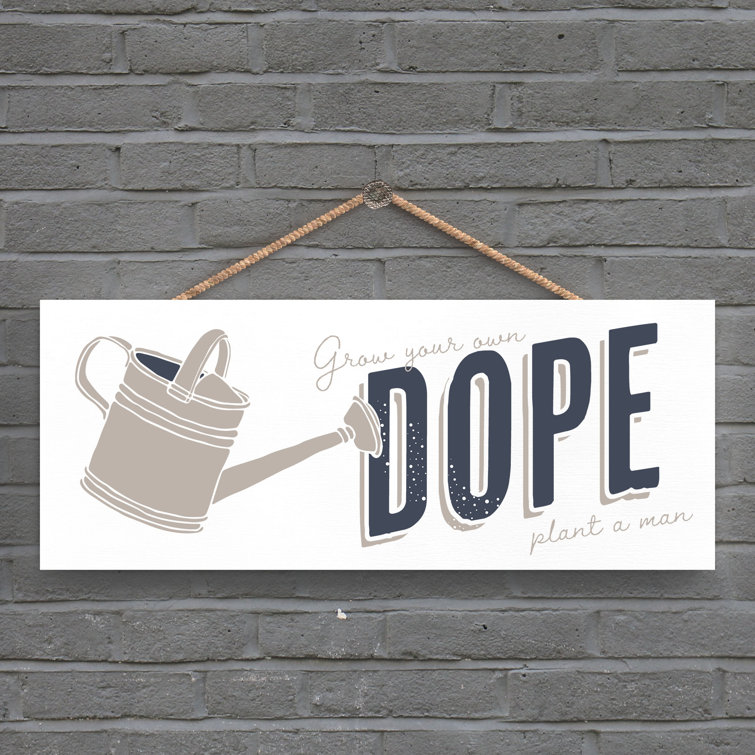 Happy Larry Grow Your Own Dope Wall Décor | Wayfair.co.uk