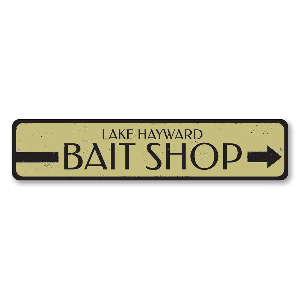 Lizton Sign Shop, Inc Bait Shop Directional Metal Sign | Wayfair