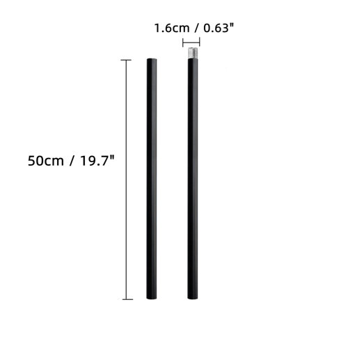 EFPerfect Chandelier Extension Rod 19.7" and 19.7" | Wayfair