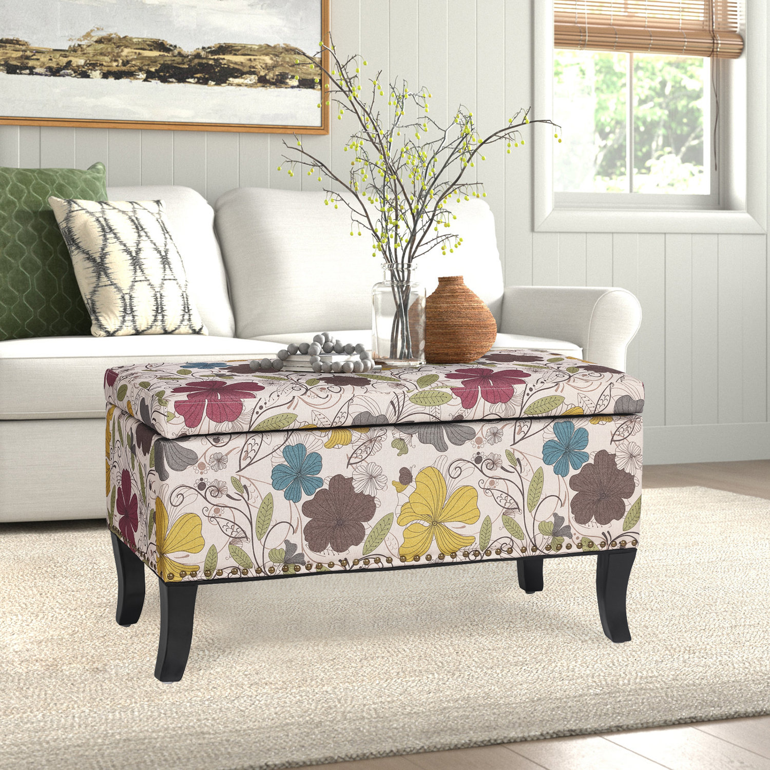 Red Barrel Studio® 32.1" Retro Storage Ottoman Bench & Reviews ...