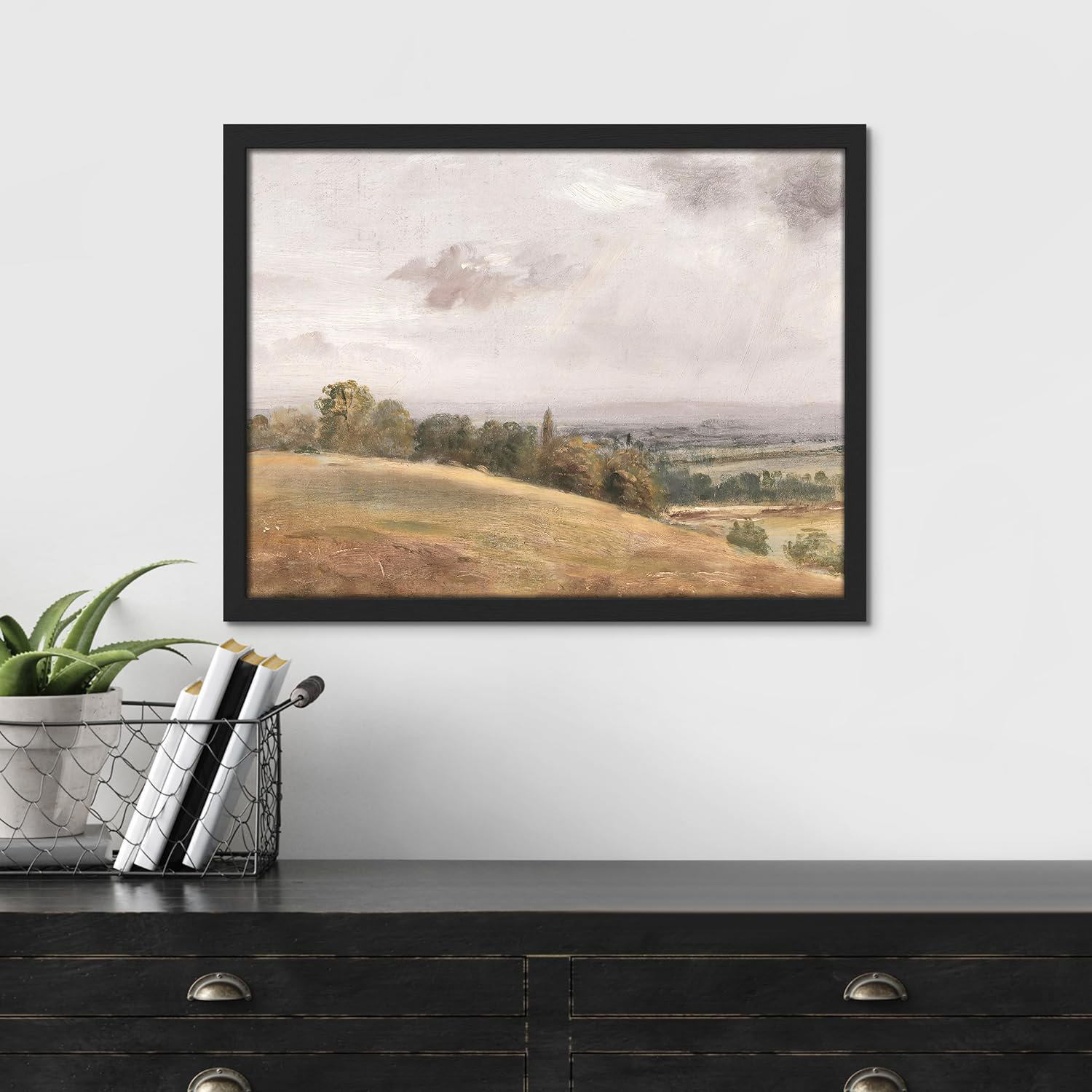 SIGNLEADER Wild Field Countryside Wall Art Natural Landscape Wall Decor ...