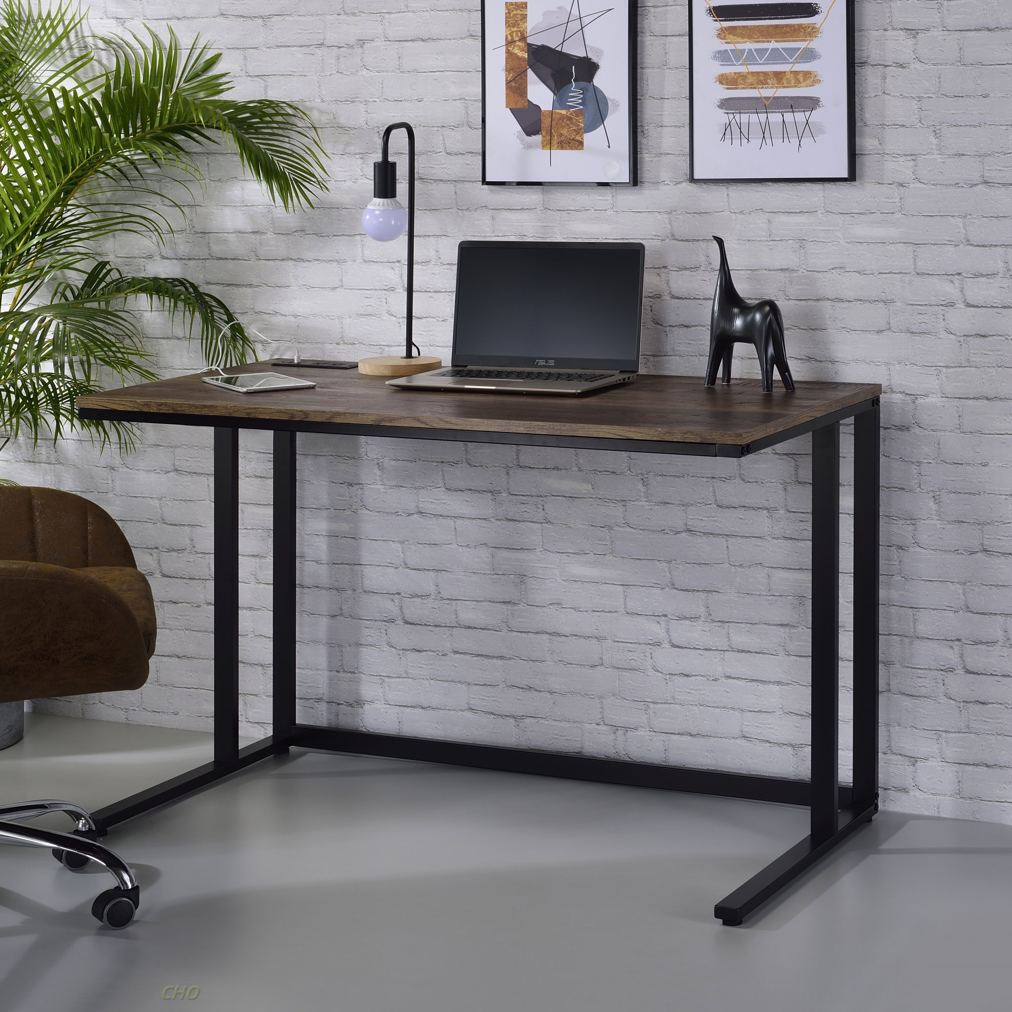 Latitude Run® Rectangular Writing Desk With USB Port And Plug - Wayfair ...