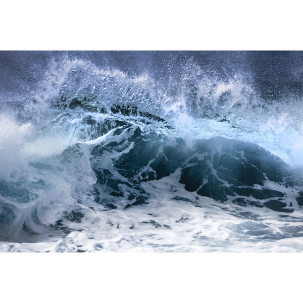 Highland Dunes Aerowyn Ocean Wave On Canvas by Irabell Photograph | Wayfair