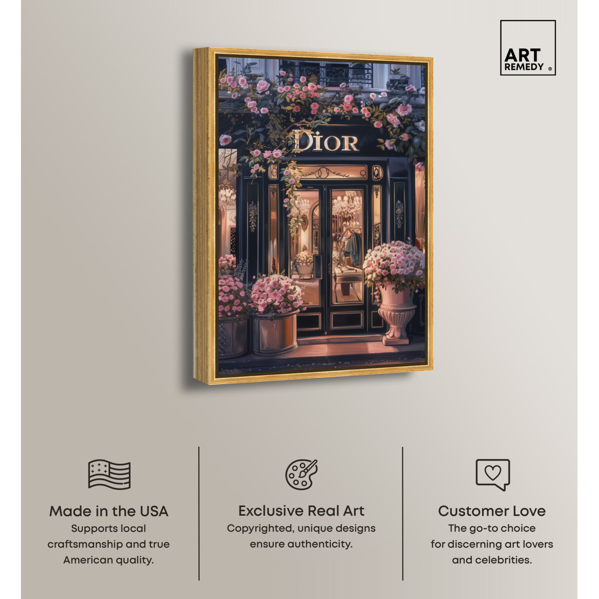 Art Remedy Elegant Night Storefront II Canvas Fashion and Glam by Art ...