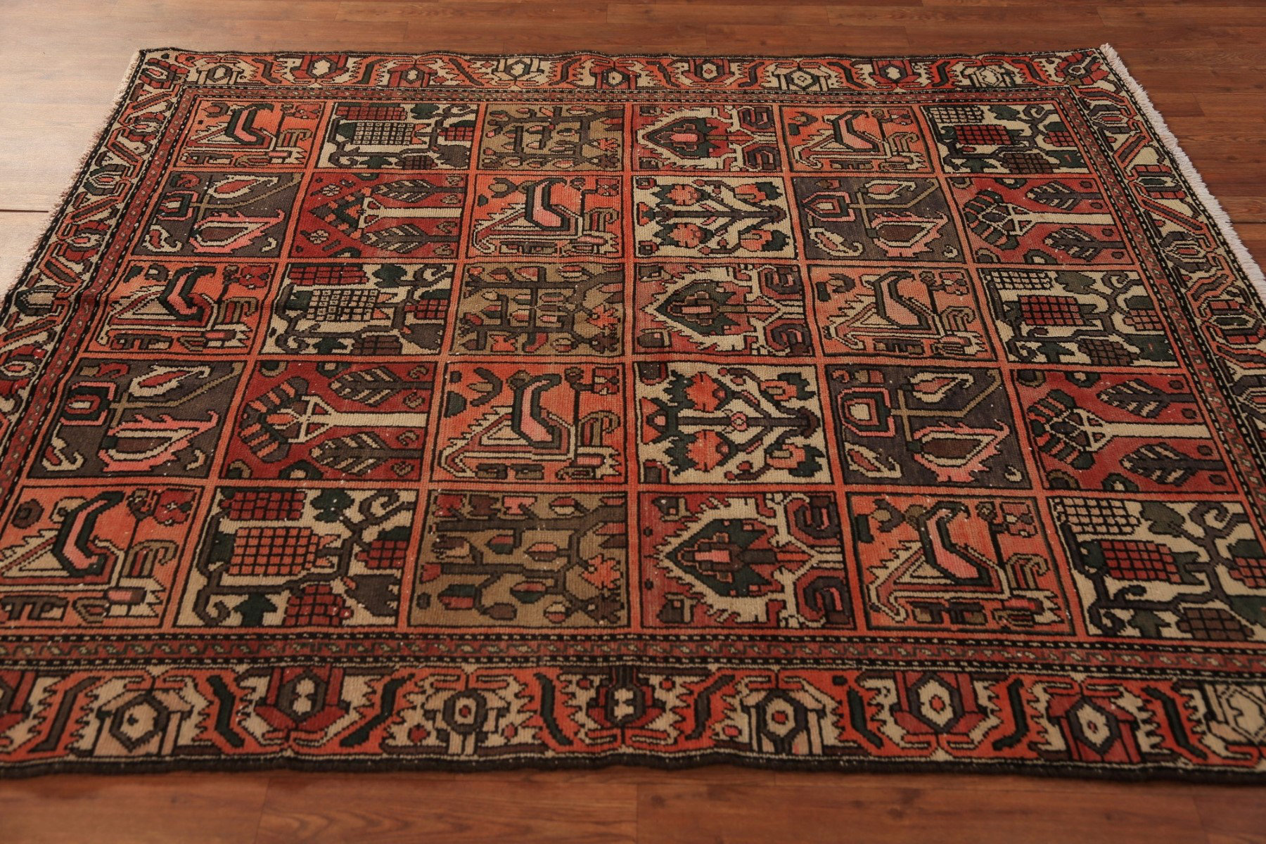 Bloomsbury Market Garden Design Wool Rug 5x6 | Wayfair