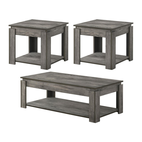 Millwood Pines Audun 3 - Piece Living Room Table Set | Wayfair