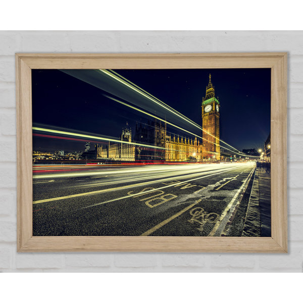 Ebern Designs Big Ben Speed Of Light 4 - Single Picture Frame Print ...