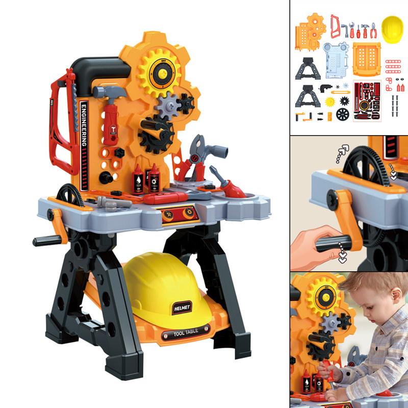 Artudatech Engineer Tool Table Play Set Workshop Toy Gift Tool Kit ...