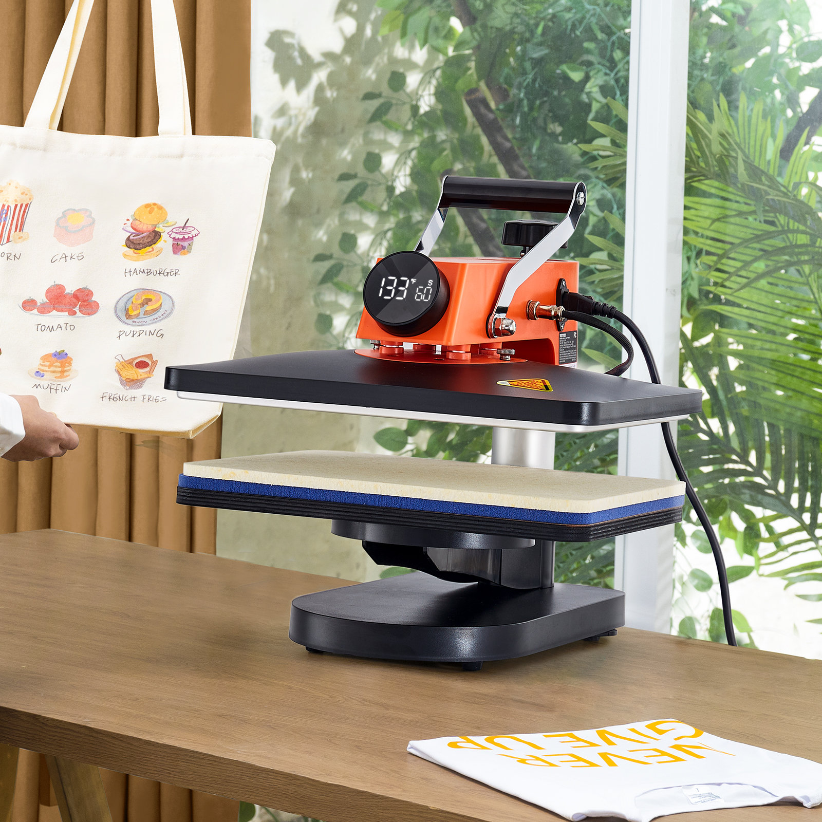 VEVOR Heat Press Machine, 8 in 1 Combo Digital Heat Transfer Machine ...