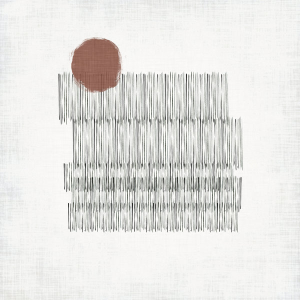 Ivy Bronx Hatched Colourblock II by Jennifer Paxton Parker - Wrapped ...