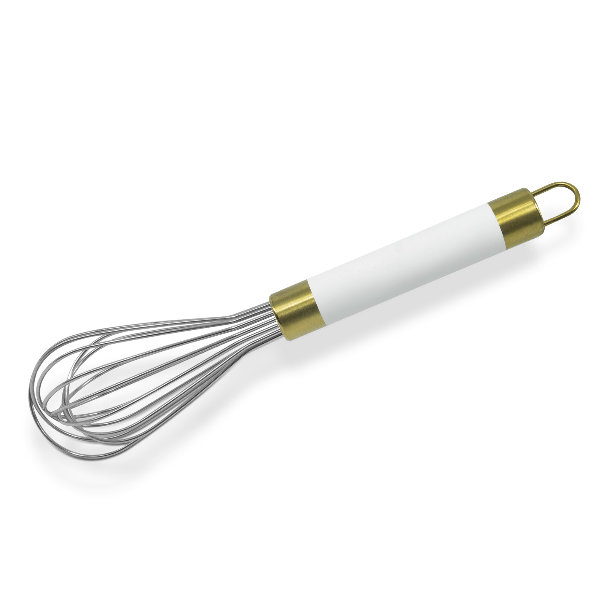Cook Pro 12" Professional Gold Heavy Duty Whisk w/Black Handle ...