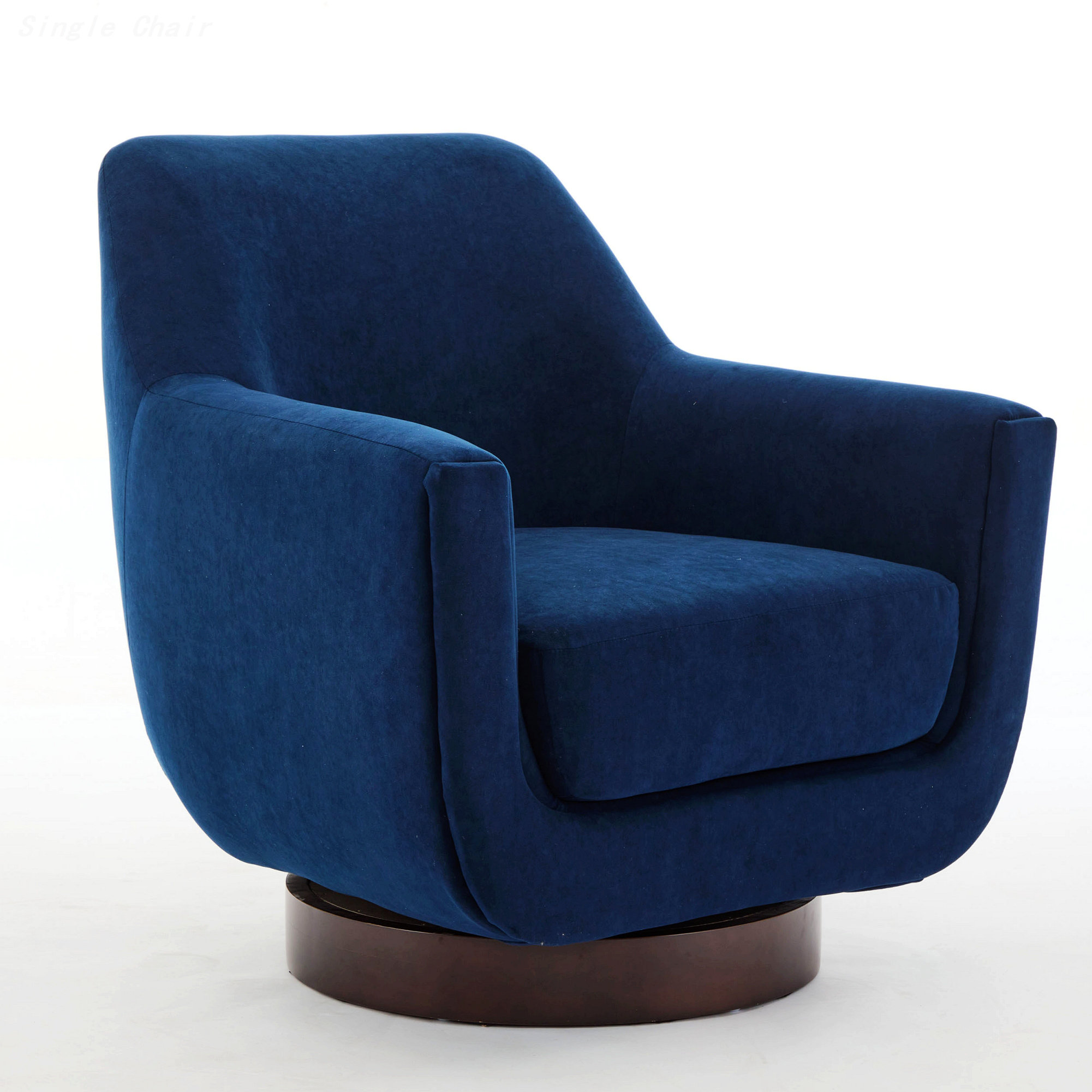 Latitude Run® Practical Single Chair, U-Shaped Swivel Chair, Accent ...